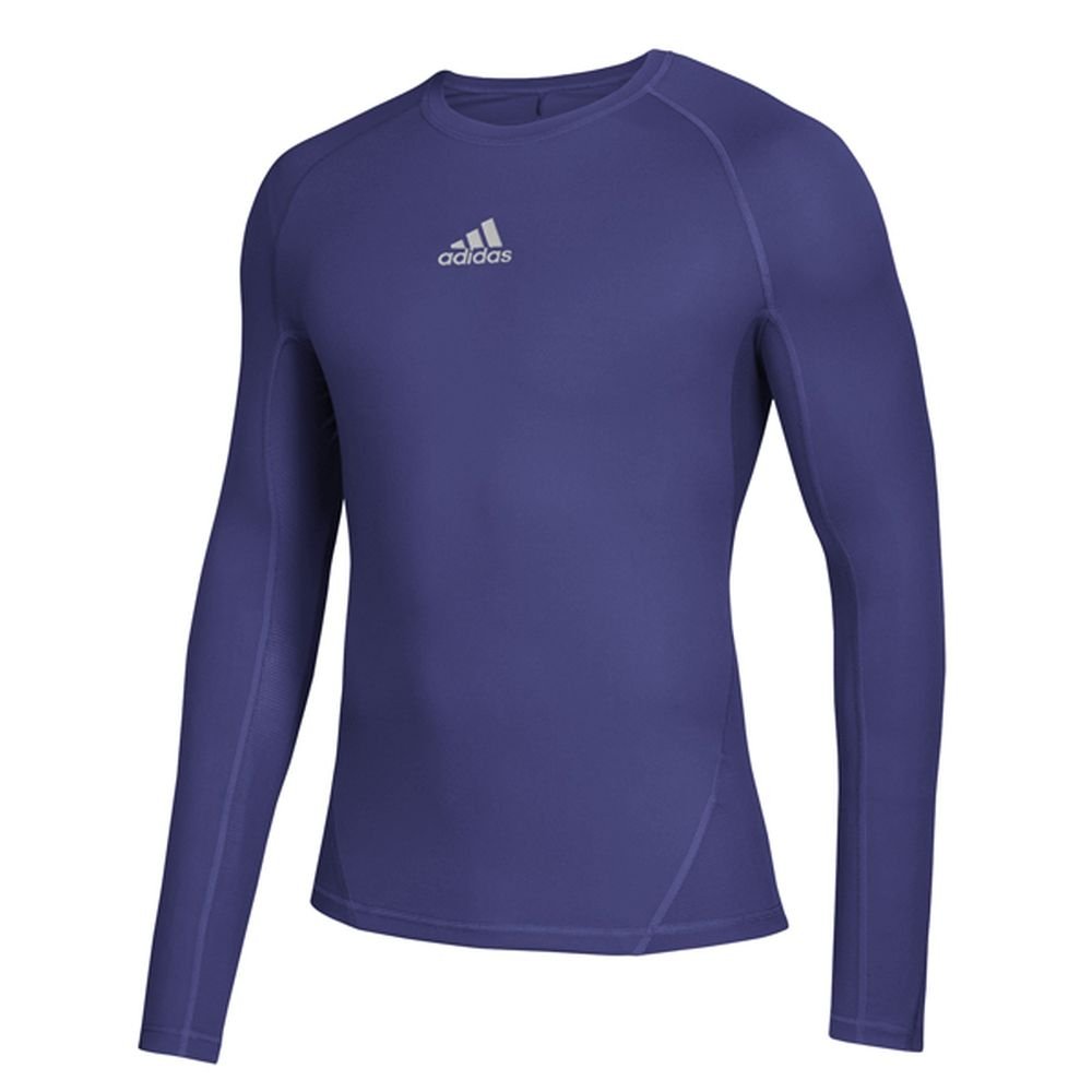 adidas Training Alphaskin Sport Long Sleeve Tee, Collegiate Orange, Small