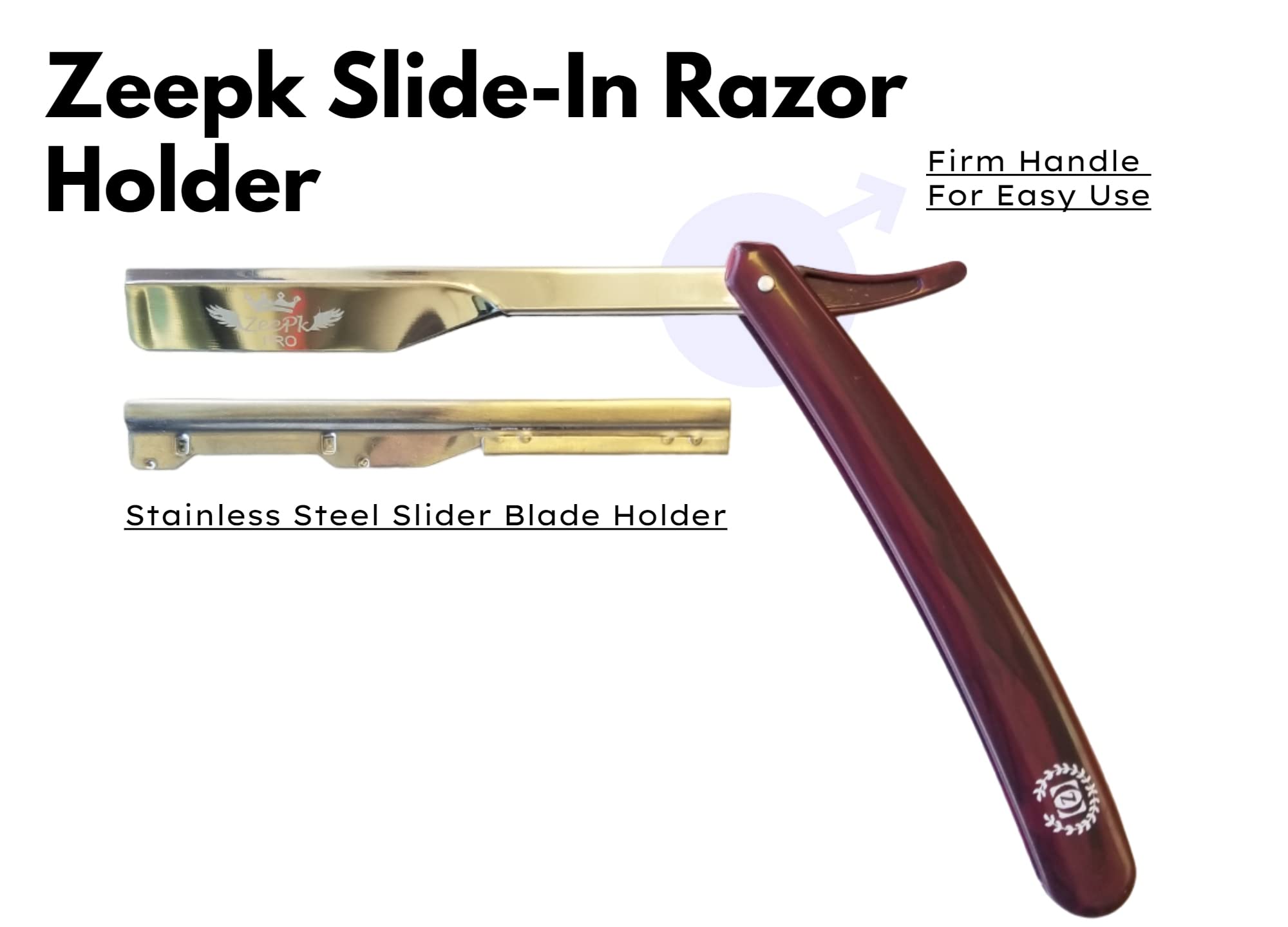 Liberty Supply BARBERO RASURAR NAVAJA CUCHILLA MAQUINILLA DE AFEITAR 10 BLUE ZEEPK USA