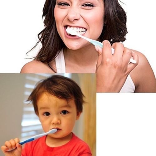 HomeNite 100 Pack Classic Standard Toothbrushes Medium Soft Toothbrush, Individually Packaged Disposable Travel Toothbrush Set for Adults or Kids