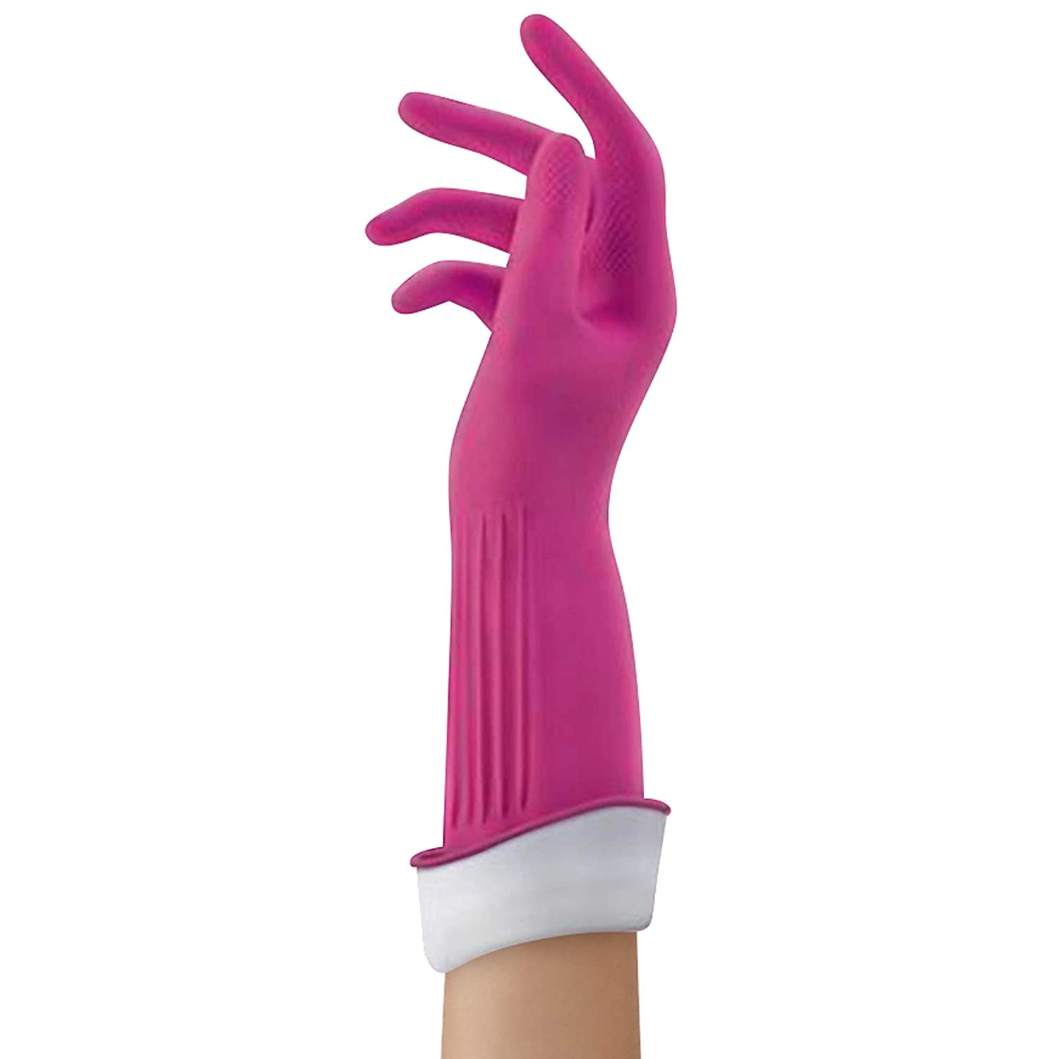 Playtex Living Reuseable Rubber Cleaning Gloves (Small, Pack - 12), Premium Protection Reusable Household Gloves