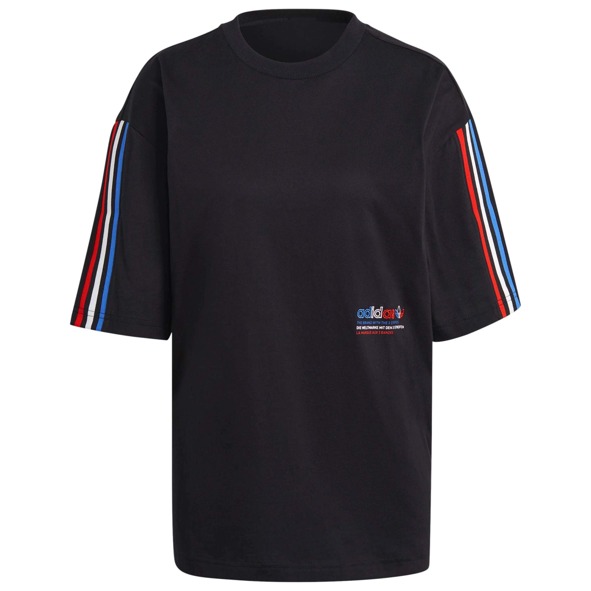 adidas Originals,womens,Oversized Tee,Black,Small
