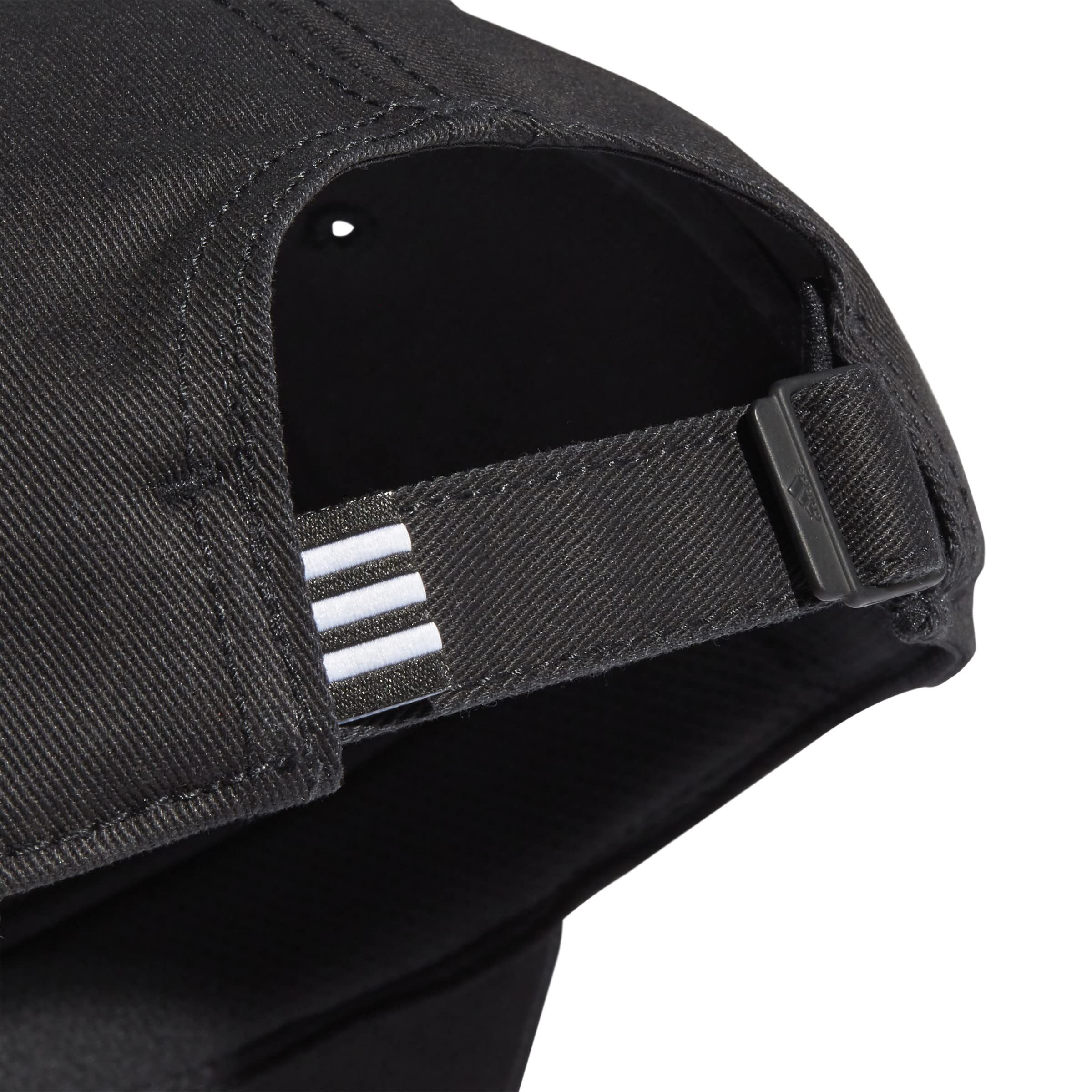 adidas Unisex Adult BBALL 3S CT Baseball Cap - Black/White, One Size