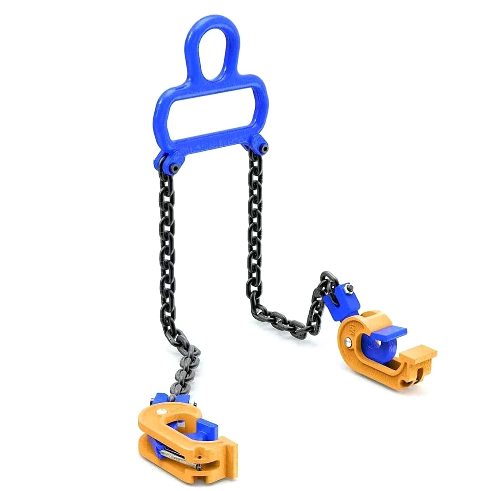 Futchoy 1 Ton Bucket Elevator Chain Lifter Drum Forklift Warehouse Rigging Carbon Steel for Extra Attachment Options Forklift, Crane, Jib Boom, Chain Lifter