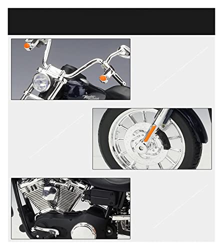 APLIQE Scale Model Vehicles for Harley FXDBI Dyna Street Bob Alloy Simulation Die Casting Metal Toy Motorcycle Model 1:12 Cool Model Ornament (Color : 6)