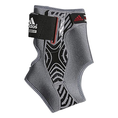adidas Unisex-Adult Adizero Speedwrap Ankle Brace, Medium Lead/Grey, Large