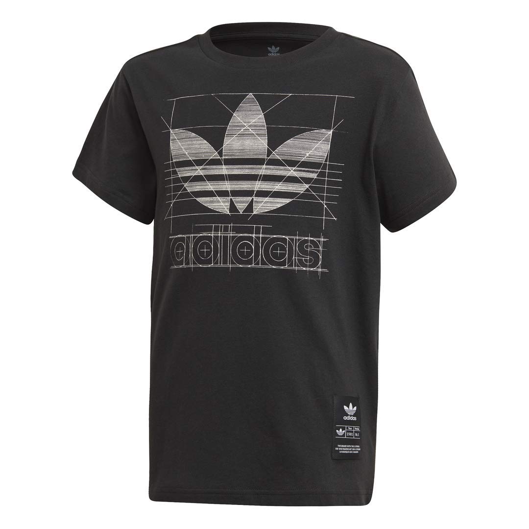 adidas Originals Kids Unisex Tee History Black Small