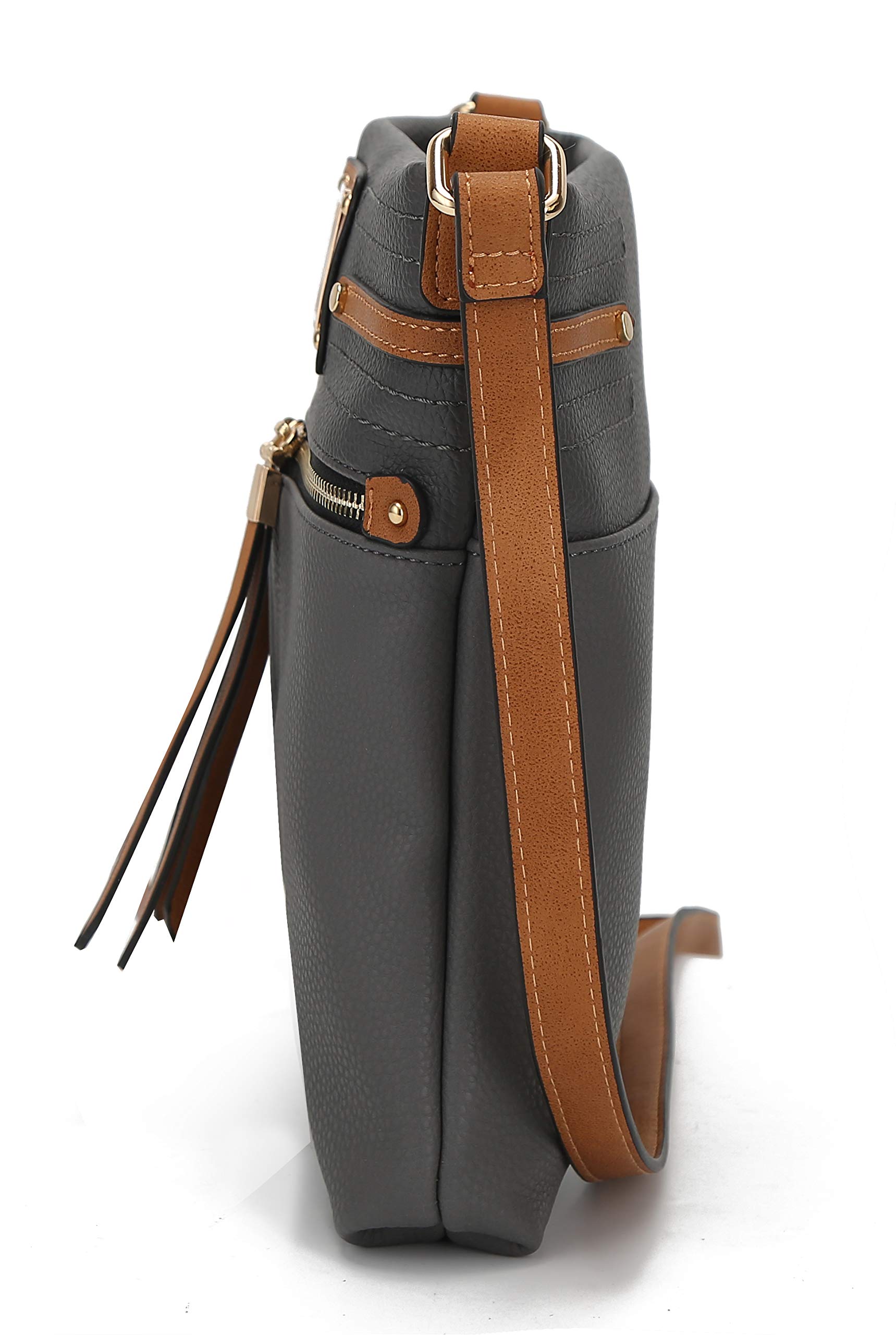 MKF Collection Crossbody Bags for Women Purses, Ladies Medium Over the Shoulder Side Messenger Bag By Mia K