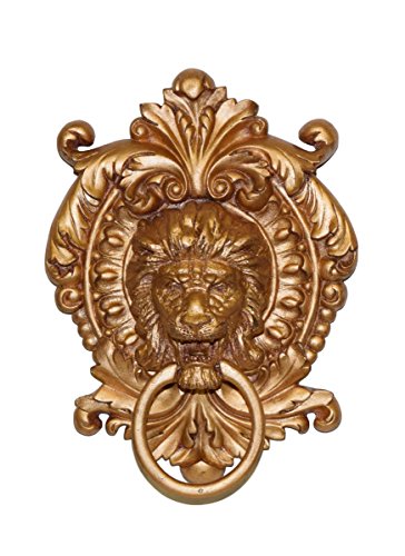 Hickory Manor House Lion Medallion Plaque Towel Holder/Baroque