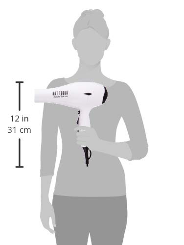 HOT TOOLS Pro Artist Tourmaline 2000 Turbo Hair Dryer, White