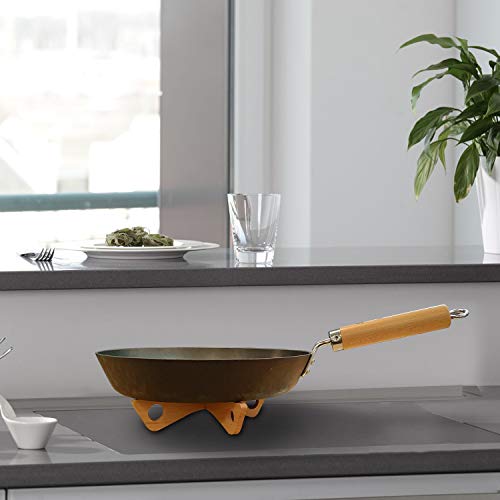 ZhenSanHuan Wood Trivet Reversible Pot Holder Detachable