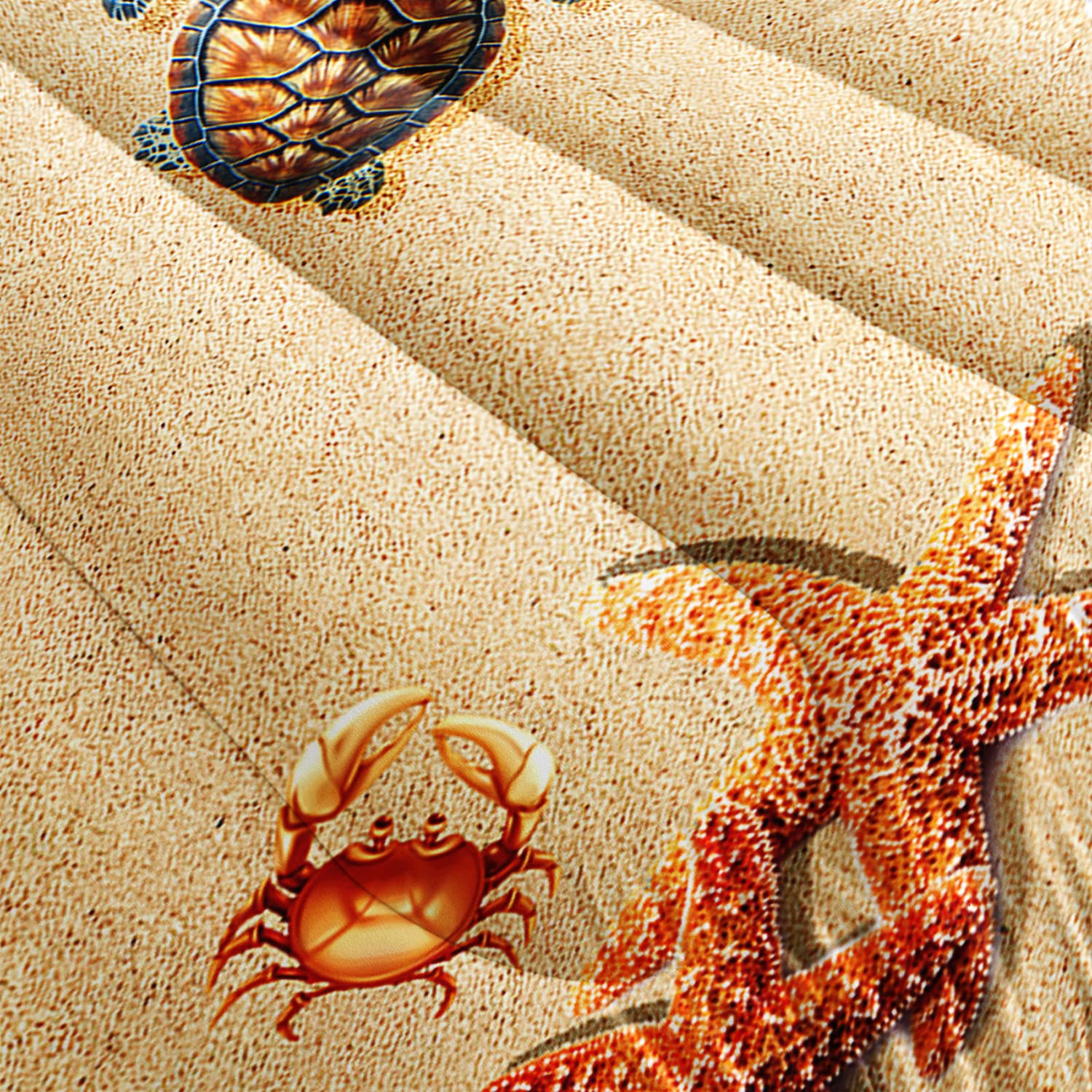 CVHouse Sea Turtle Comforter Set,Ocean Sea Turtle Bedding Set for Kids Teens,Beach Sea Turtle Comforter Sea Turtle Duvet Set Room Decor Quilt Set Twin Size