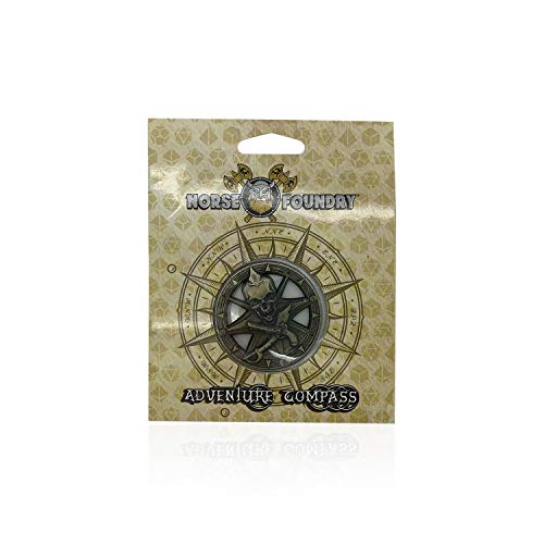 Norse Foundry Metal Pirate Compass 45mm RPG Adventure Compass