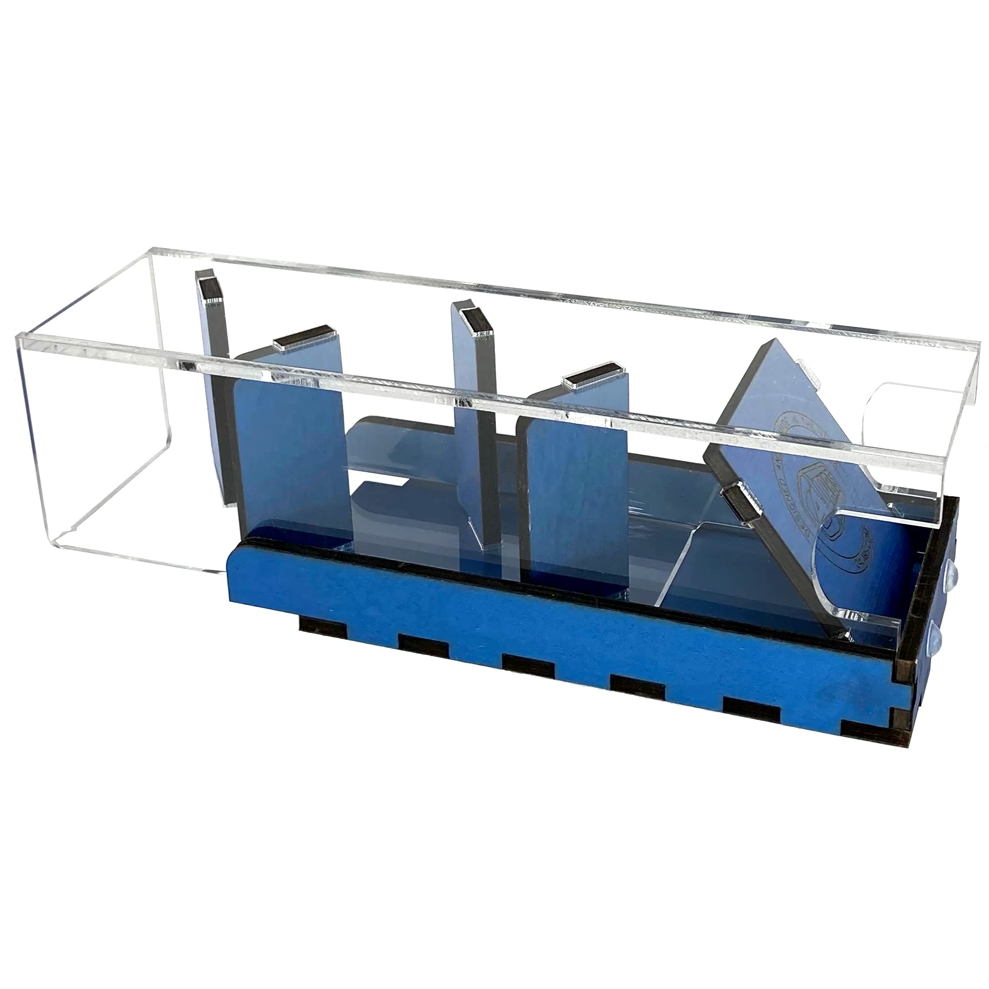 C4Labs Colour Lux Mini Hexagon Dice Tray & Dice Tower-Symphony Blue Bundle