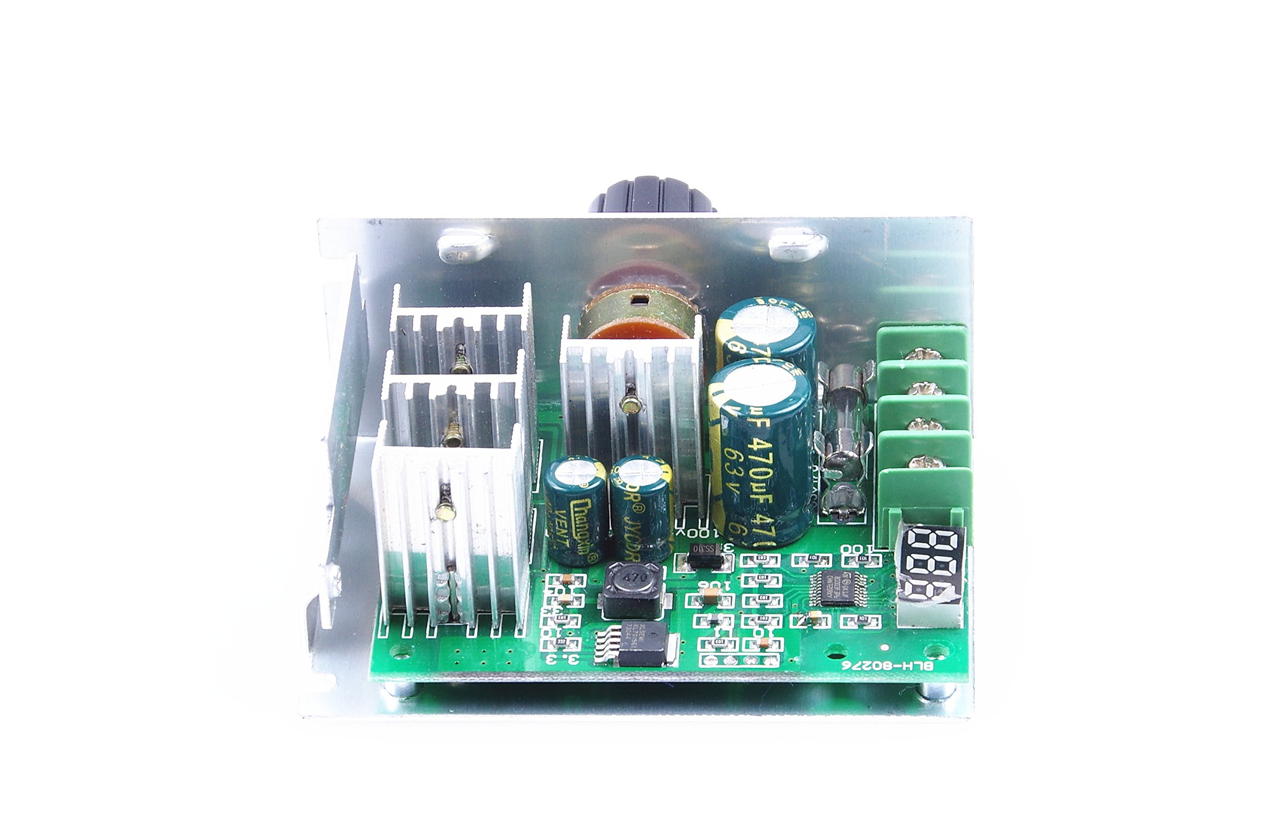 KNACRO Digital Tachometer PWM DC Motor Speed Controller 30A DC 6V 12V 24V 36V 48V 60V (6V - 60V) Max Power 1200W Promise Electronic Motor Switch