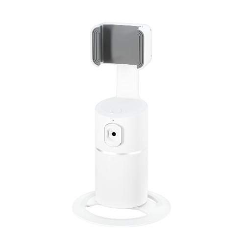 BoxWave Stand and Mount Compatible with Yezz Liv 1s (Stand and Mount by BoxWave) - PivotTrack360 Selfie Stand, Facial Tracking Pivot Stand Mount for Yezz Liv 1s - Winter White
