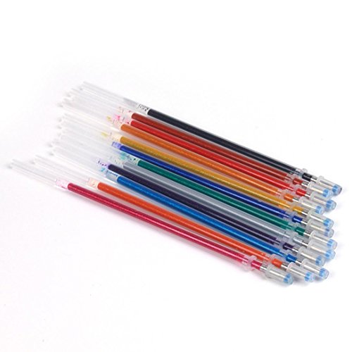 lotus.flower 60PCs Gel Pens Gel Refills Rollerball Pastel Neon Glitter Pen Drawing Colors(Random Color) (60pcs)