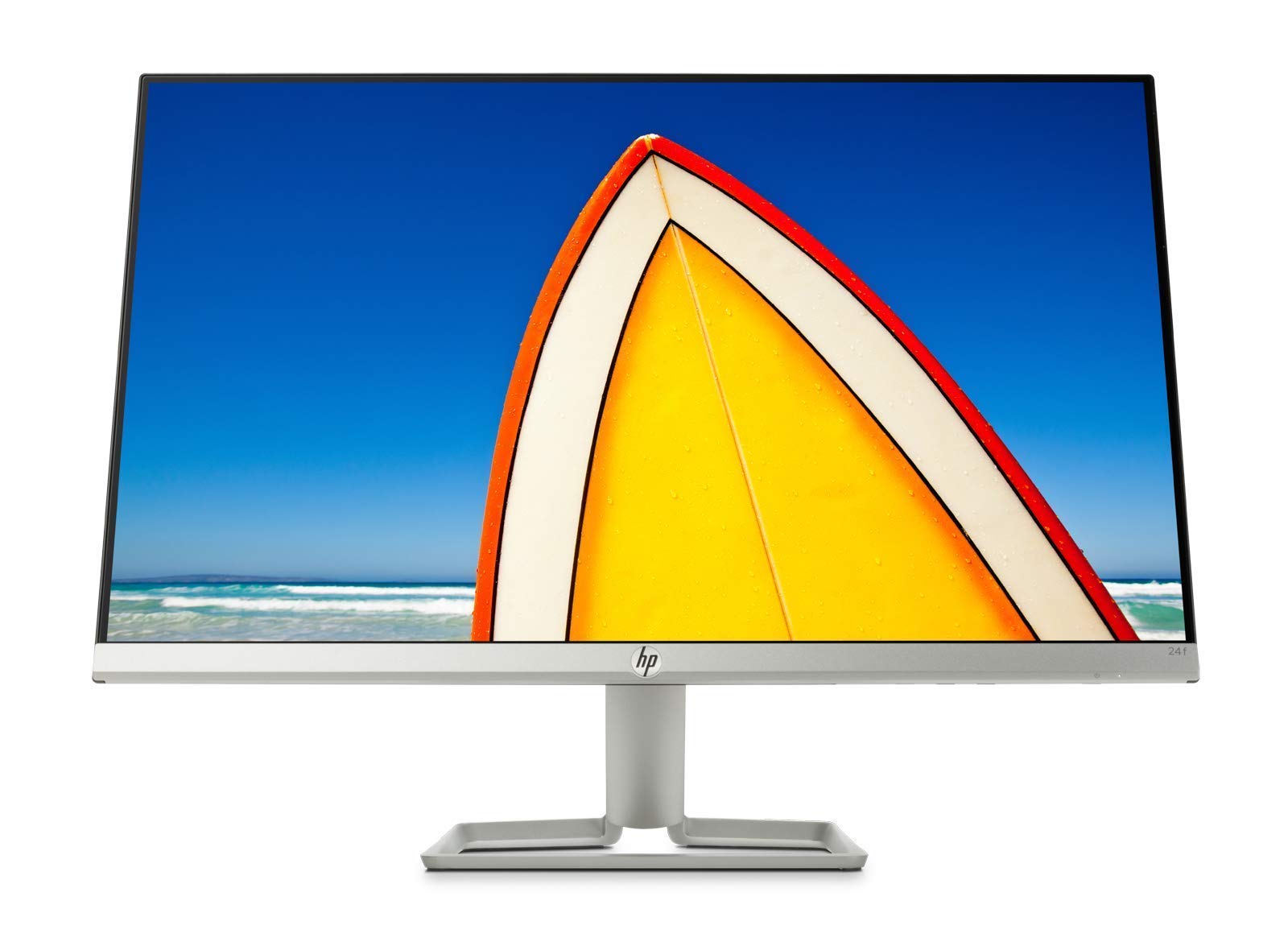 HP 24f 24" Ultra Slim Bezels Monitor HDMI VGA 1080p IPS w/AMD FreeSync - 2XN60AAT (Renewed)