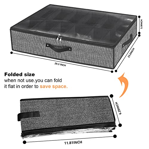 homyfort Over the Door Organizer, Hanging Baby Diaper Organizer for Nursery,Under Bed Shoe Storage Organizer for Closet