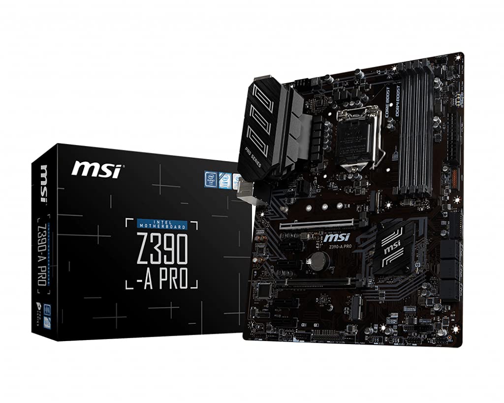 MSI Pro Intel Z390-A Pro ATX DDR4-SDRAM Motherboard