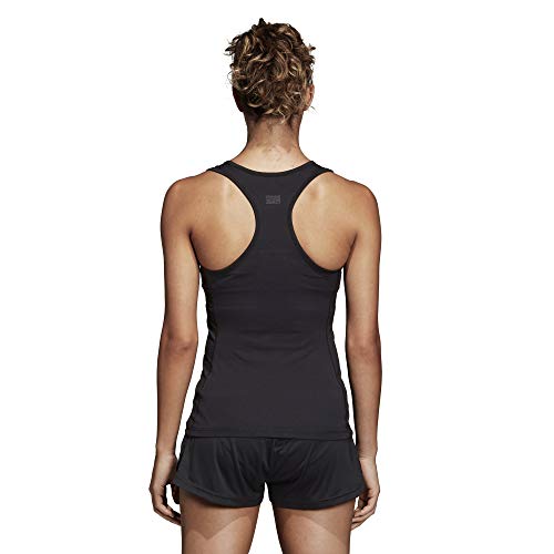 adidas Women's Team19 Compression Tank, Black/White, X-Small