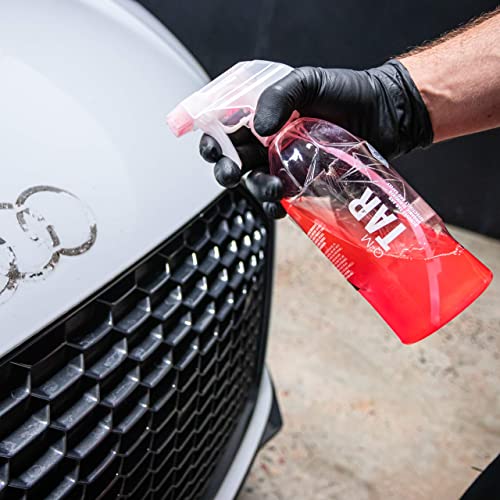 GYEON quartz Q²M Tar 500 ml - Safe and Effective Rubber and Tar Remover - Ideal for Post Track Day Cleaning - Quick and Effective Adhesive Remover