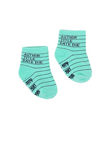 Out of Print Unisex Library Card Socks 0-12 months 4 Pack