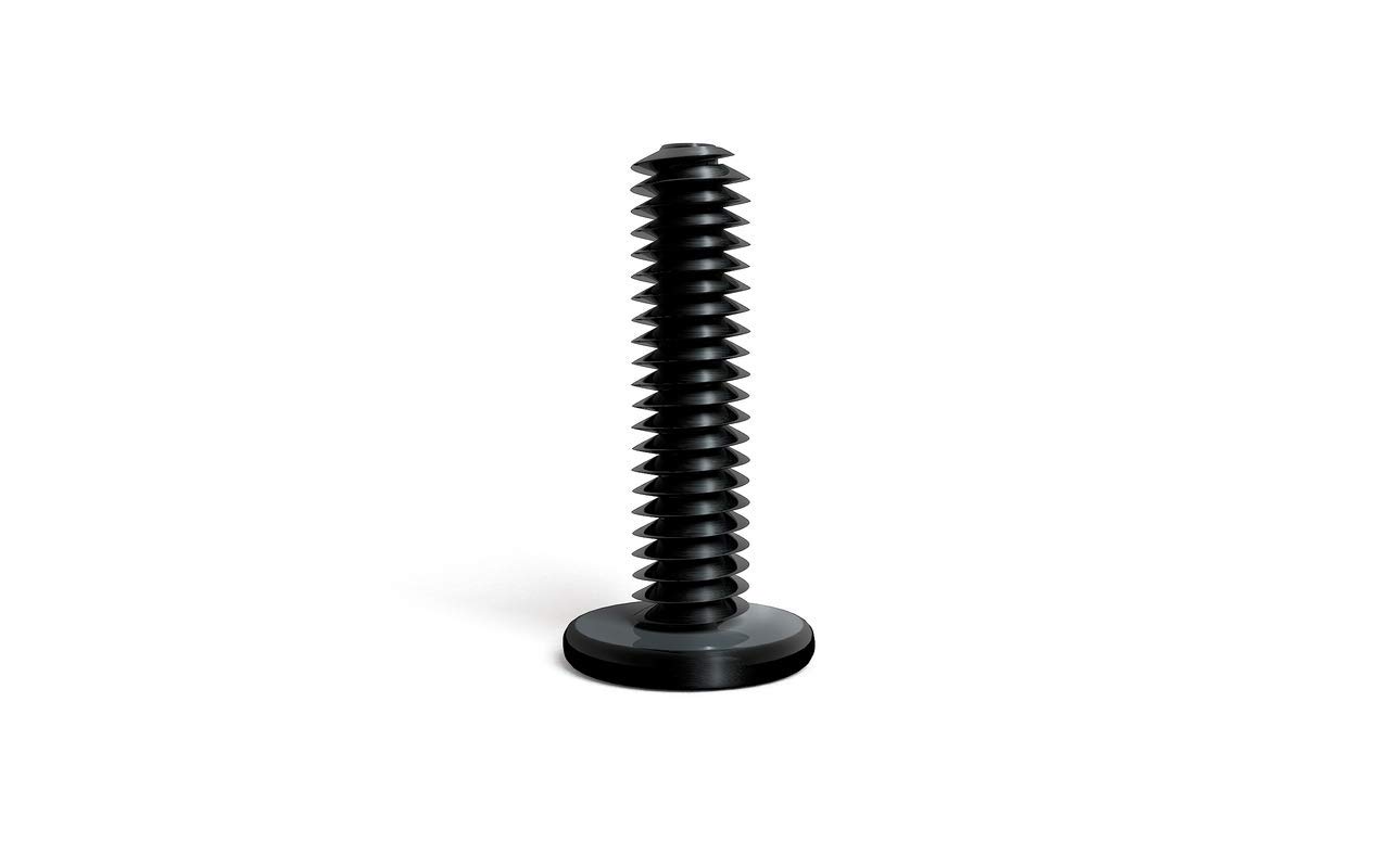 RapidSparesLtd Pack of 1000 M2.5x10 New Black Zinc Wafer Head Laptop Machine Screw Philips Head