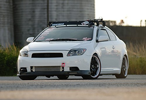 iJDMTOY JDM Red Track Racing Style Tow Hook Ring Compatible With 2005-2010 Scion tC, Made of Lightweight Aluminum