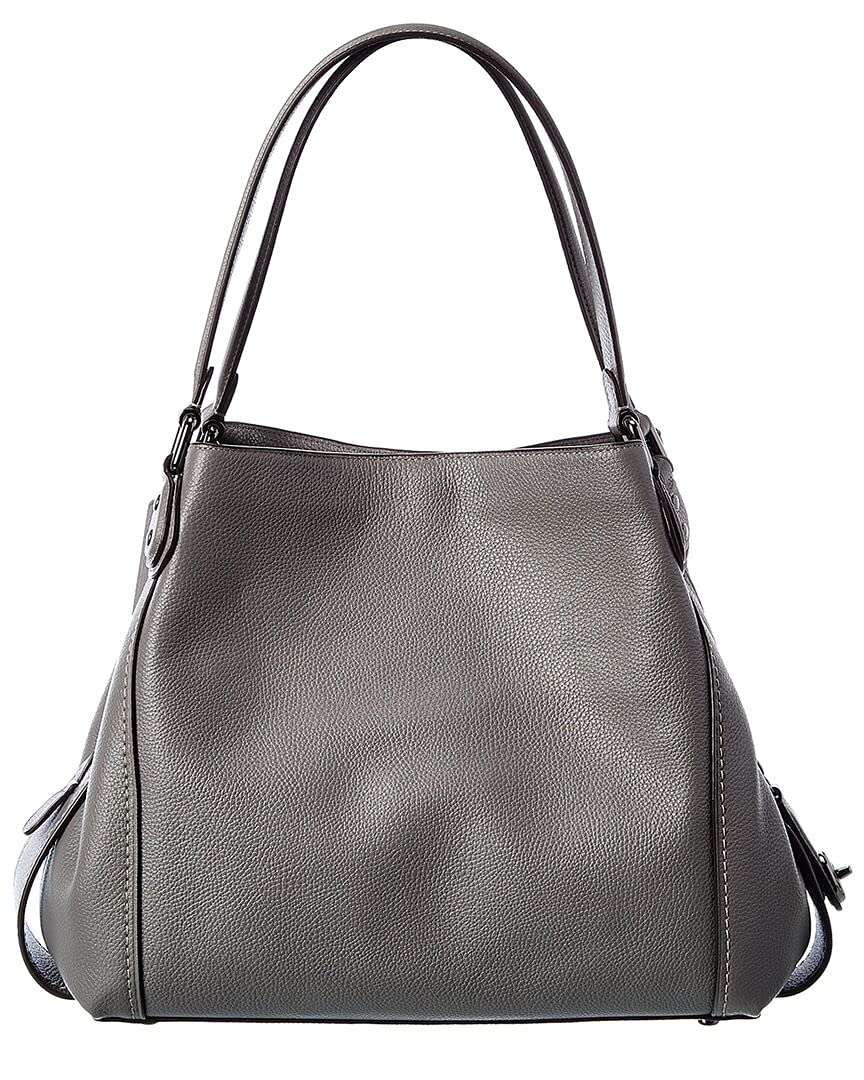 Coach Edie 31 Leather Shoulder Bag, Grey