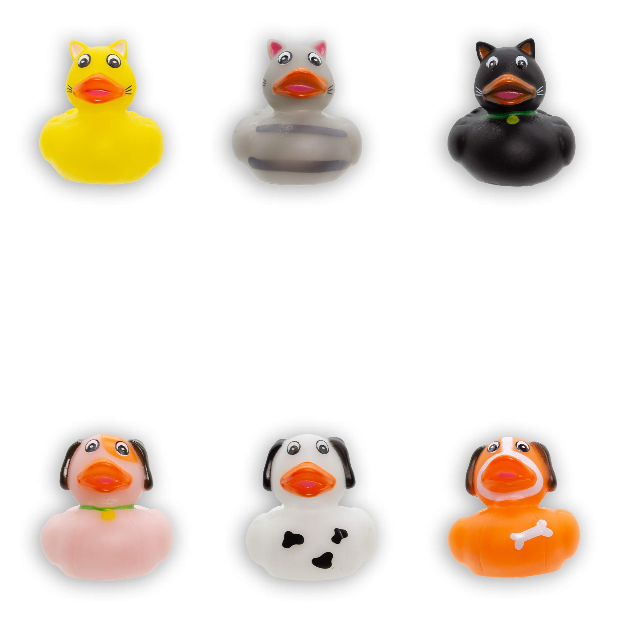 Windy City Novelties - 36 Pack - 2" Assorted Easter Bunny Rubber Duckies | for Easter Holiday Giveaways Kids’ Bath Toys Pool Toys Jeep Ducking