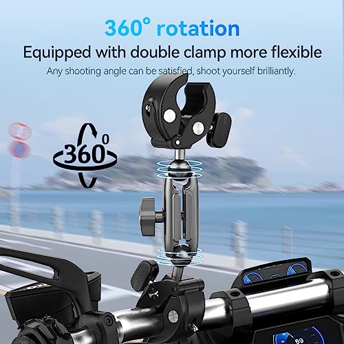 Adaptom Dual-Ball Clamp Mount for Cameras and iPhones