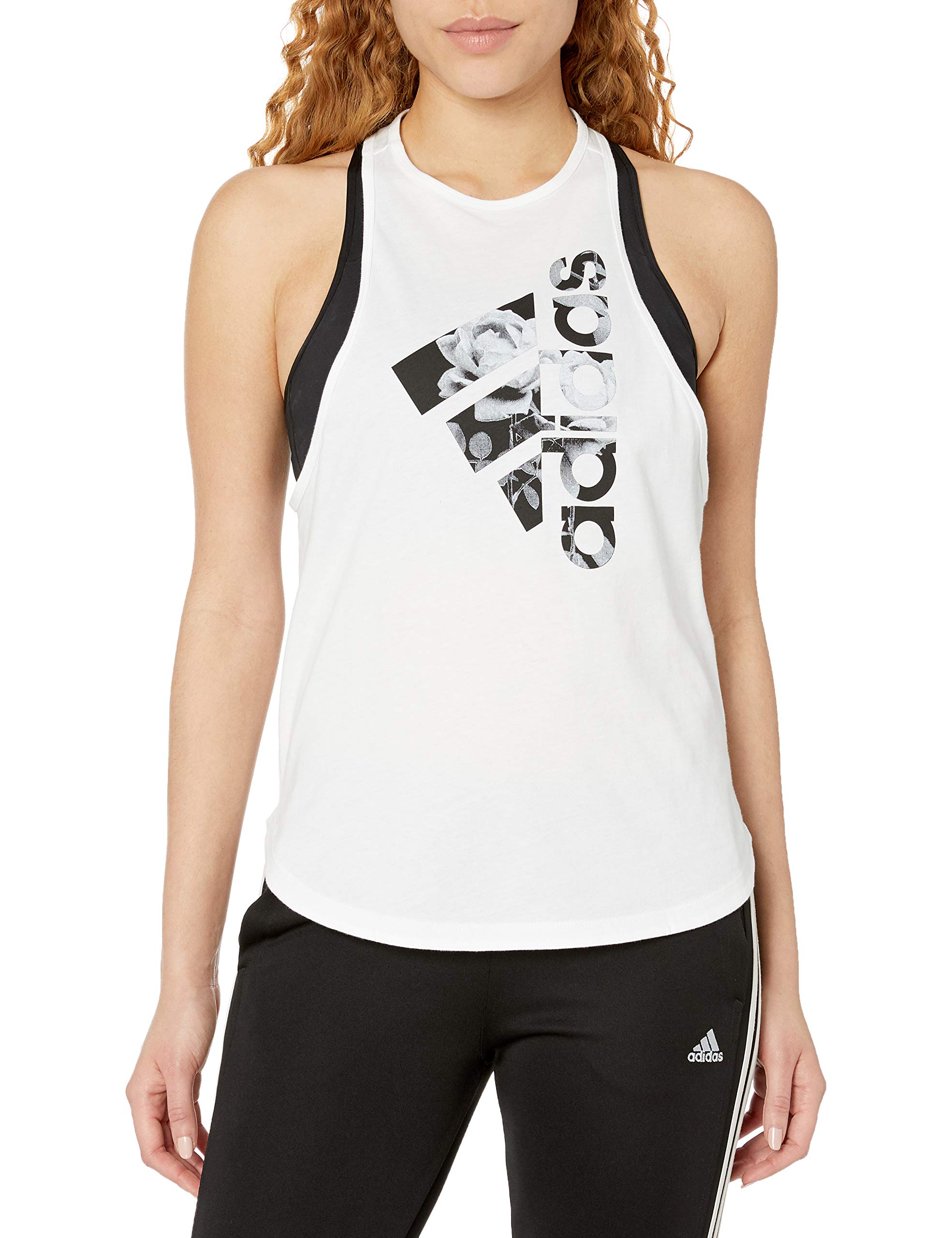 adidas Univ Tank 3 W, White, Medium