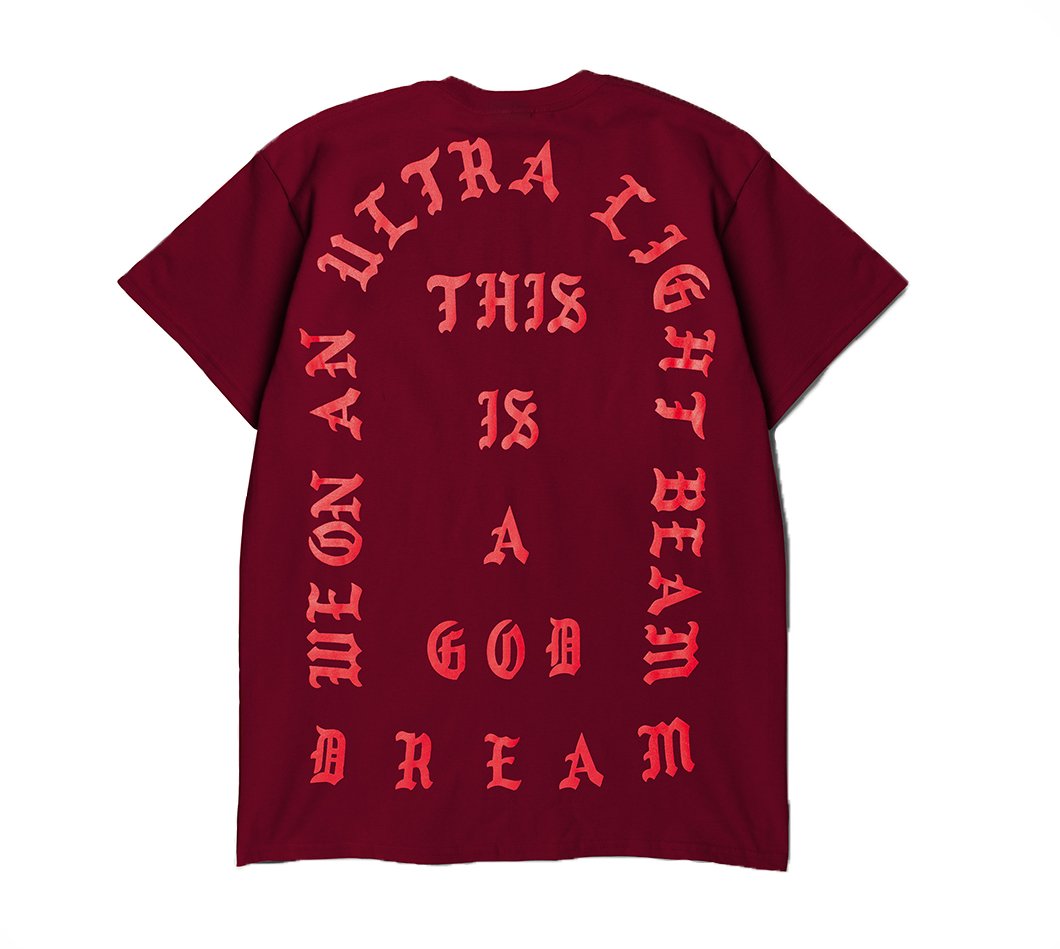 AA Apparel I Feel Like Pablo Short Sleeve Shirt Life of Pablo (XX-Large, Garnet)