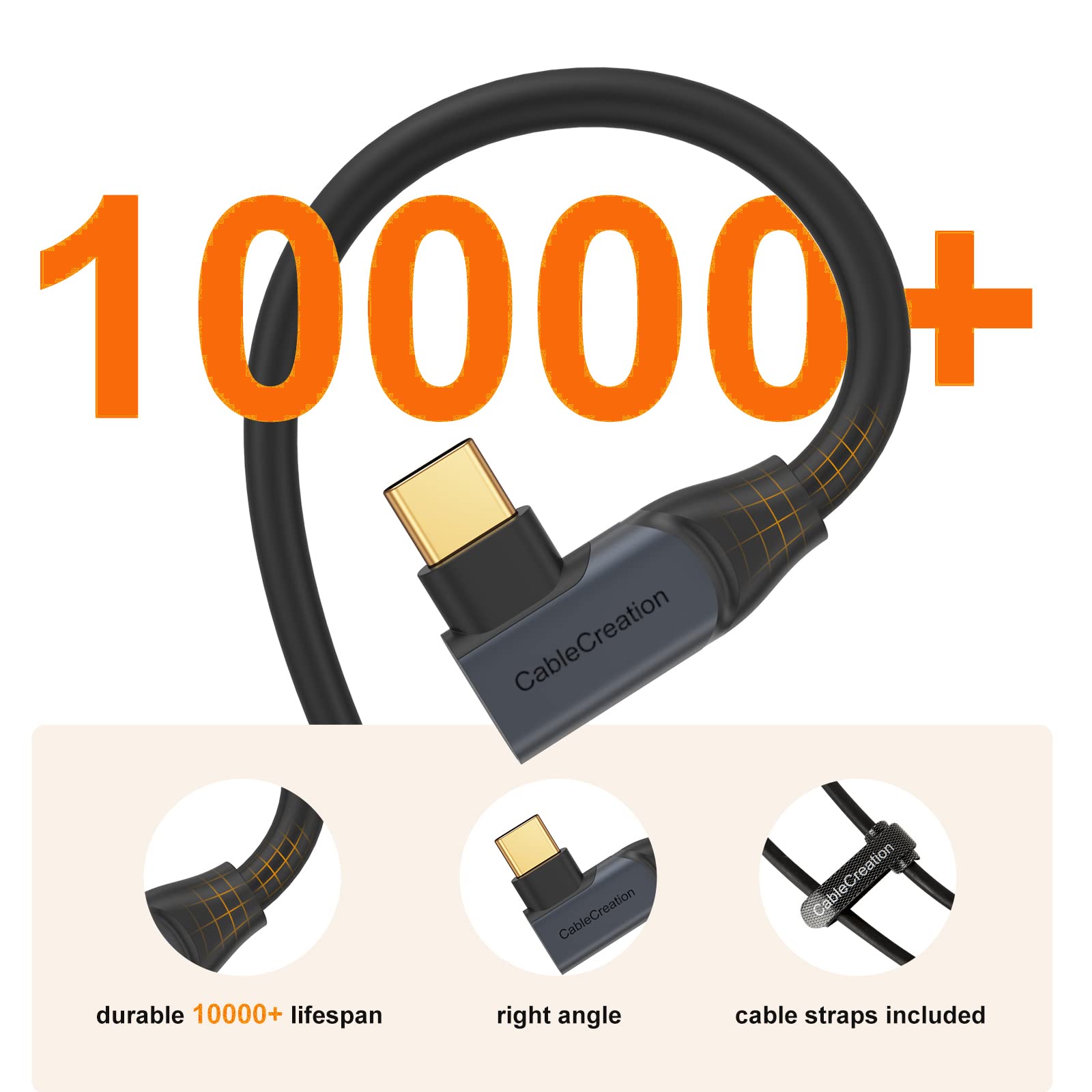 CableCreation 16FT Link Cable Compatible with Meta Quest Pro/Quest3/Quest2/Pico4, USB to USB C 3.1 Cable 5Gbps Highly Speed VR Headsets Accessories Gaming PC Link Cable 5 Meters