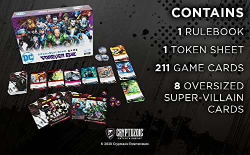 DC Deck-Building Game: Forever Evil - It’s Good to be Bad - Play as DC Universe Villains Harley Quinn,Deathstroke,Black Adam - 2 to 5 Players - Ages 15+