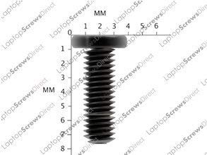 RapidSparesLtd Pack of 100 M2X7 New Black Zinc Wafer Head Laptop Machine Screw Philips Head