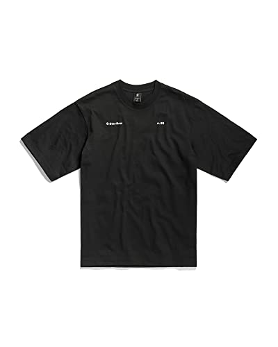 G-Star Raw Men's Boxy Premium Oversized T-Shirt, Black