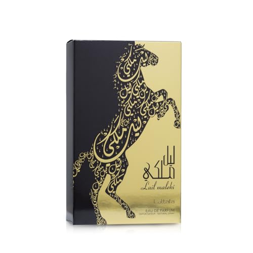 Lattafa Perfumes Lail Maleki for Unisex Eau de Parfum Spray, 3.4 Ounce