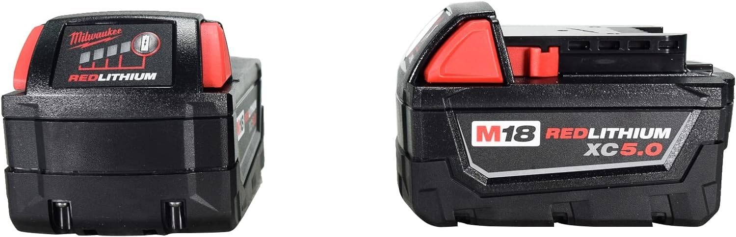 Milwaukee 2991-22 M18 FUEL Brushless Lithium-Ion 4-1/2 in. / 5 in. Grinder and 3/8 in. Impact Wrench Combo Kit w/ 2 Batteries (5 Ah)