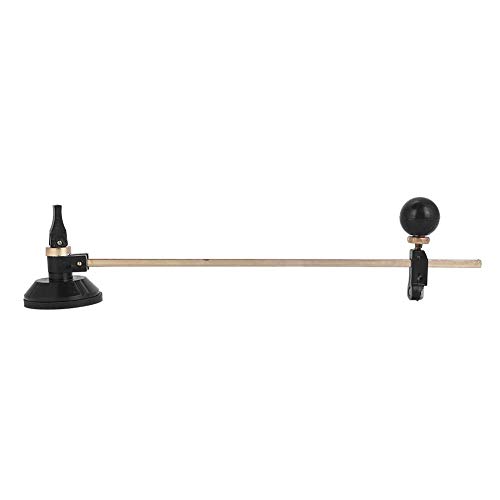Walfront Glass Compasses Cutter, Glass Cutter 6 Wheel Compasses Circular Cutting Cutter with Suction Cup Circle (60CM)