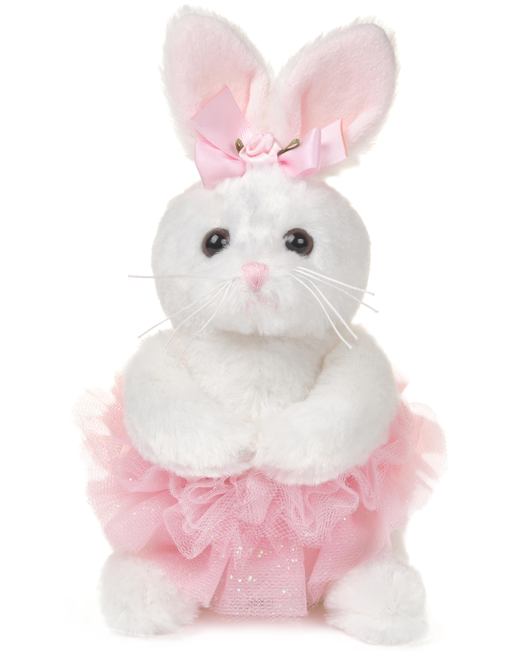 Bearington Lil’ Twirls Ballerina 6 Inch Bunny Stuffed Animal - Stuffed Bunny - Ballerina Bunny
