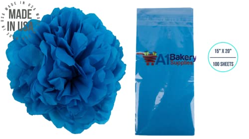 Gift Wrap Color Tissue Paper Gift Wrap Tissue Paper Brilliant Blue 15 x 20 inch 100 Sheets