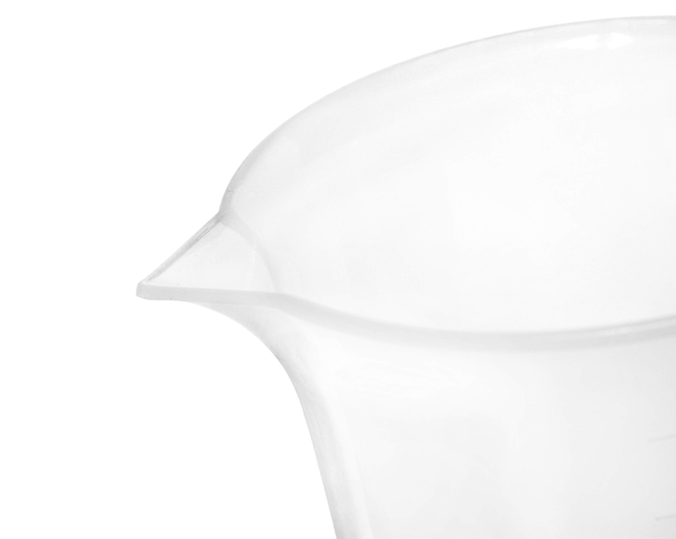 EISCO Plastic Pitcher, 2000mL (2L) - Molded Graduations - Chemical Resistant & Autoclavable Polypropylene - Measuring Jug