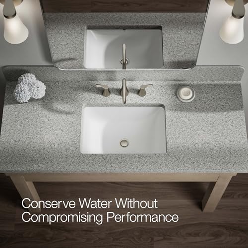 Kohler 27390-4K-BN SIMPLICEĀ® Widespread bathroom sink faucet, 1.0 GPM, Vibrant Brushed Nickel