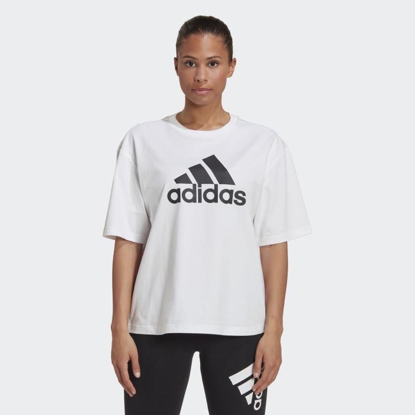 adidas Women's Future Icon Badge of Sport Tee, White, X-Large