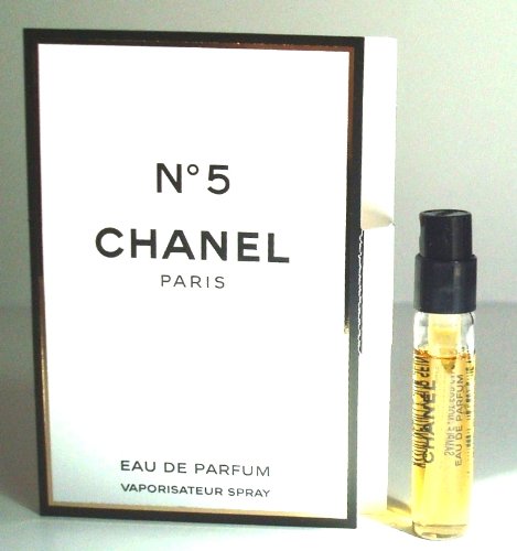 Chanel #5 By Chanel Eau De Parfum 2Ml - 0.06 Fl Oz. For Women. SPRAY. VIAL. Travel Size. Partially filled by the manufacturer (See Pic). New in Card.