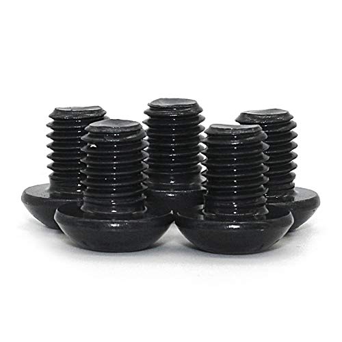 FullerKreg M4-0.7 x 6mm Button Head Socket Cap Screw, ISO 7380 Hex Drive, Class 10.9, Black Oxide Finish, Alloy Steel (Pkg of 100)