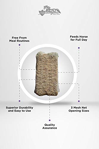 Freedom Feeder Mesh Net Full Bale Horse Feeder β Designed To Feed Horse For 7 Days β Reduce Horse Feeding Anxiety And Behavioral Issues