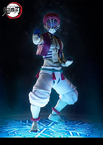 FREEing Demon Slayer: Kimetsu no Yaiba: Akaza Figma Action Figure, Multicolor
