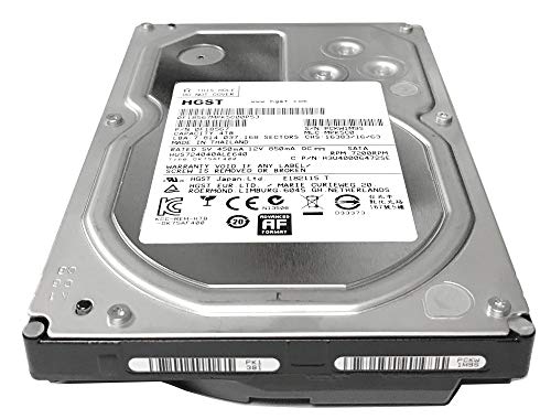 HGST Ultrastar 7K4000 HUS724040ALE640 4TB 64MB Cache 7200RPM SATA 6.0Gb/s 3.5 inches Internal Enterprise Hard Drive (Renewed)